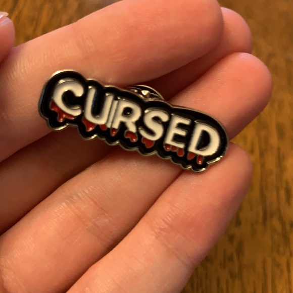 Jewelry | 2 For 13 Pins Cursed Gothic Bloody Pin | Poshmark